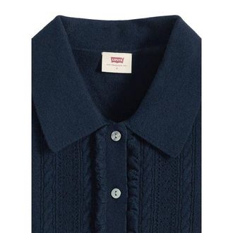 Levi's Gilet &agrave; mini volants en coton m&eacute;lang&eacute;