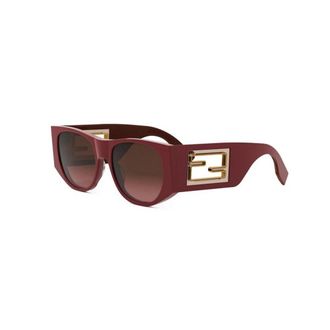 Fendi Authentische Baguette Brille mit Premium-Qualit&auml;t - - Accessories - Damen - Braun - 54 MM