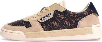 Guess Herren STRAVE Vintage CARRYOVER Sneaker, Braune Ocra, 43 EU