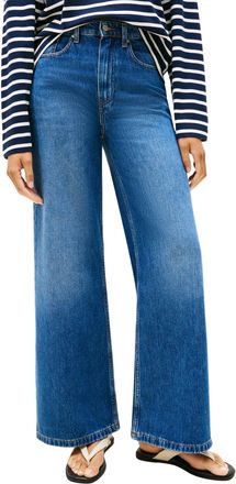 Tommy Hilfiger Damen Jeans Hose Flo Wide Leg High Rise, Blau (Flo), 30W/30L