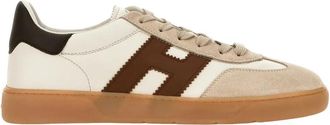 Hogan Low-Top Sneaker - Cool H Sneakers With Elegant Ivory - Gr. 10 - in Beige - f&uuml;r Damen