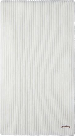 Paul & Shark écharpe en maille côtelée - Blanc