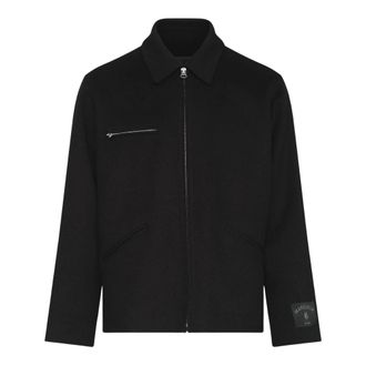 Maison Margiela Doppelseitige Wolljacke mit Rei&szlig;verschluss - - Jackets - Herren - Schwarzk - L
