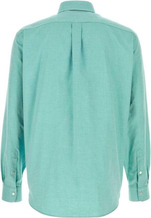 Fendi Cotton Button-Down Shirt - Green
