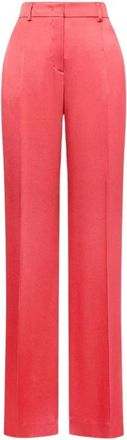 Alberta Ferretti Femme, Pantalons, Rose, Taille: 40 FR Satin Pantalons Cocktail