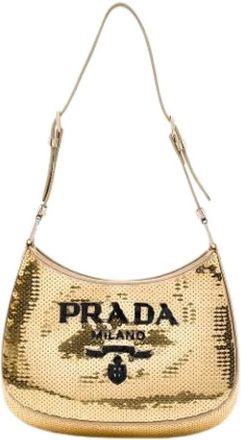 Prada Sac bandouli&egrave;re vintage Pre-owned - Femme - Pre-owned - Jaune - Taille: ONE Size