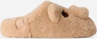 UGG Elea Pooch Slipper f&uuml;r Damen in Sand Castle, Gr&ouml;&szlig;e Schaffell