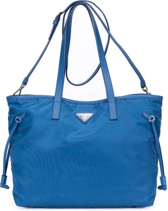 Prada Crossbody Bags - Tessuto Nylon Tote - Gr. unisize - in Blau - f&uuml;r Damen