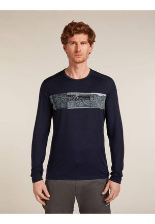 Icebreaker Herren Longsleeve MER 200 OASIS