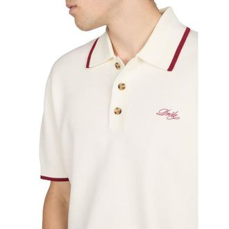 Dr&ocirc;le de Monsieur Polo &agrave; bords contrastants et logo brod&eacute; en laine m&eacute;rinos