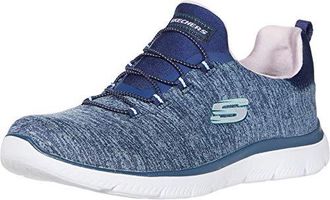 Skechers Summit - Quick Getaway Navy/Purple/Light Blue 9.5