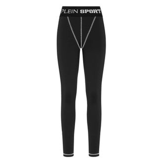 Plein Sport Femme, Pantalons, Noir, Taille: 42 FR Leggings de jogging