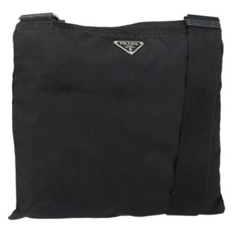 Prada Sac bandouli&egrave;re en nylon Pre-owned - Femme - Pre-owned - Noir - Taille: ONE Size
