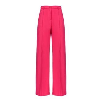 Pinko Weitgeschnittene- flie&szlig;ende Cr&ecirc;pe-Hose - - Trousers - Damen - Rosa - S