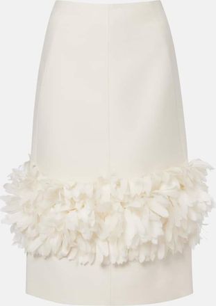 Toteme Midirock Petal aus Wolle und Seide