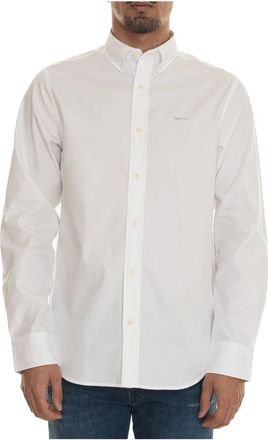 GANT Homme, Chemises, Blanc, Taille: 2XL Chemise Oxford Pinpoint Coupe Regular