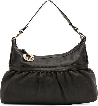 Fendi Hobo Bags - Perforated Nappa Chef Hobo - Gr. unisize - in Schwarz - f&uuml;r Damen
