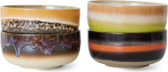 HKliving Bol en grès - Set de 4 HKliving