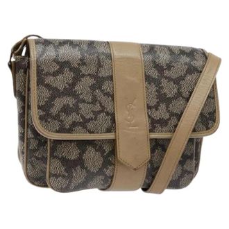 Saint Laurent Pre-owned Plastik schultertasche - - Pre-owned - Damen - Beige - ONE SIZE