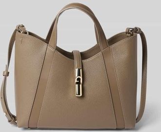 Furla Handtasche aus echtem Leder mit Logo-Detail Modell Goccia