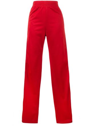 Givenchy pantalon de jogging &agrave; bandes logo - Rouge