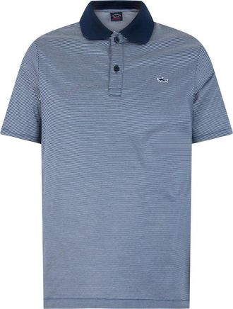 Paul & Shark Polo mit Kontrastkragen - - Tops - Herren - Blau - 4XL