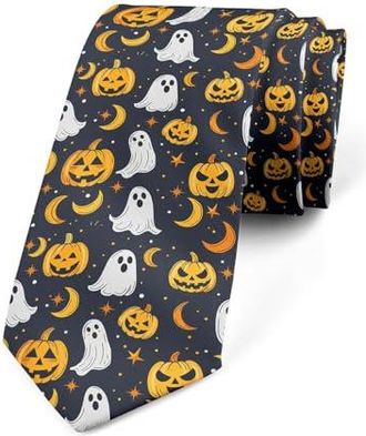 Generic Cravate Pour Homme Orange Blanc Tendance Cravates Classique Cravate Pour Affaires F&ecirc;te &Eacute;v&eacute;nements