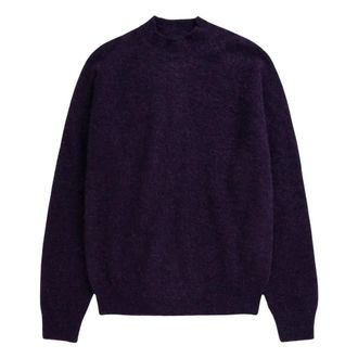 Norse Projects Nordrevik Baby Alpaca Pullover - - Knitwear - Herren - Lila - L