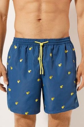 Calzedonia Bade-boxershorts Mit Muster F&uuml;r Herren Formentera Blau
