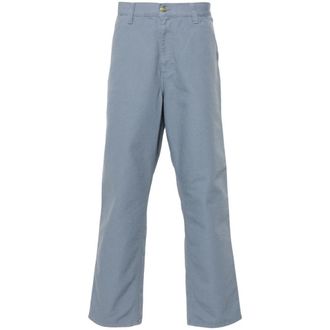 Carhartt Work in Progress Graue Baumwoll-Canvas Hose mit geradem Bein - - Trousers - Herren - Grau - W30