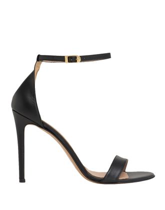 8 by YOOX LEATHER ANKLE STRAP SANDAL