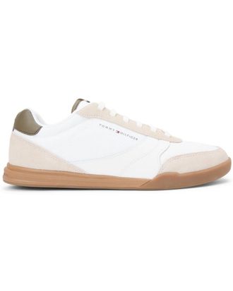 Tommy Hilfiger Low Top-Sneaker aus einem Mesh-Veloursleder-Mix in