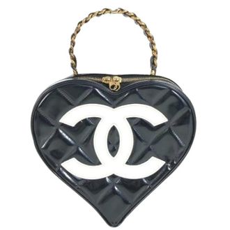 Chanel Pre-owned Vintage Mini Vanity Bag - Femme - Pre-owned - Noir - Taille: ONE Size