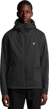 Lyle & Scott Windjacke f&uuml;r Herren, Durchgehender Rei&szlig;verschluss, Sport (Schwarz)
