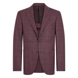 Canali Homme, Vestes, Rouge, Taille: M Veste &agrave; un bouton