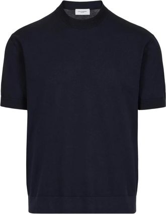 Paolo Pecora Homme, Tops, Bleu, Taille: XL T-shirt &agrave; col rond &agrave; manches courtes