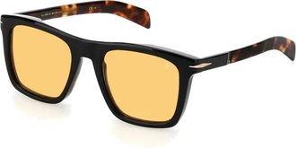 Eyewear by David Beckham unisex, Accessoires, Noir, Taille: 51 MM Db7000/S Lunettes de soleil en Noir-Marron