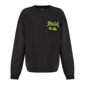 Diesel Homme, Sweatshirts et sweats &agrave; capuche, Noir, Taille: 2XL SweaT-shirt S-Boxt-Aa2