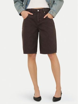 Only Bermudahose Mate 15374734 Braun Loose Fit