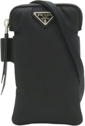 Prada Sac bandouli&egrave;re vintage en nylon Pre-owned - Femme - Pre-owned - Noir - Taille: ONE Size
