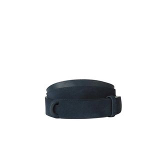 Orciani NoBuckle Wildlederg&uuml;rtel - - Accessories - Herren - Blau - ONE SIZE