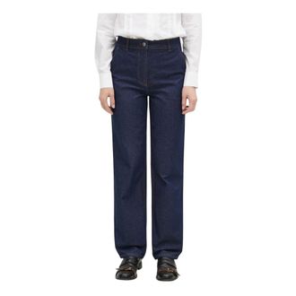 Maison Kitsun&eacute; Gerades Jeans - - Jeans - Damen - Blau - W27