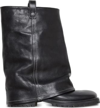 Acne Studios Lockere Stiefel - Schwarz