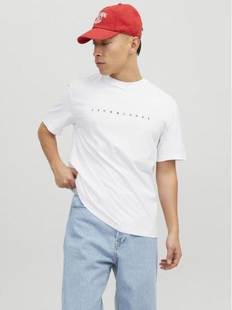 Jack & Jones Jack & Jones T-Shirt Star 12234746 Wei&szlig; Relaxed Fit