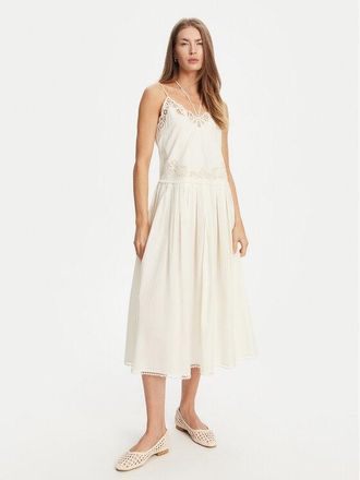 Twin-Set Sommerkleid 251TT2160 &Eacute;cru Regular Fit