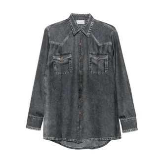 Pierre-Louis Mascia Graues Hemd mit Taschen - - Blouses & Shirts - Damen - Grau - M