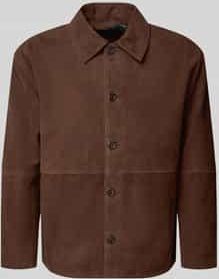 Selected Regular Fit Lederjacke mit Umlegekragen Modell RORY