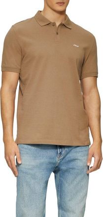 s.Oliver Poloshirt mit Logostickerei