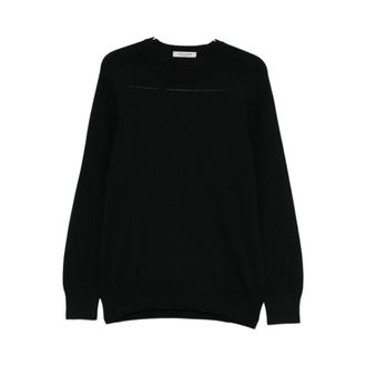 La Fileria Stylischer Pullover in Verschiedenen Farben - - Knitwear - Herren - Schwarzk - 2XL