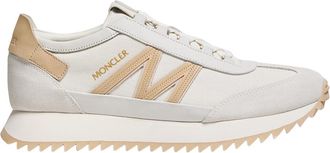 Moncler Moncler Pacey2 Suede & Nubuck Sneakers, Men, White, Size: 40,5